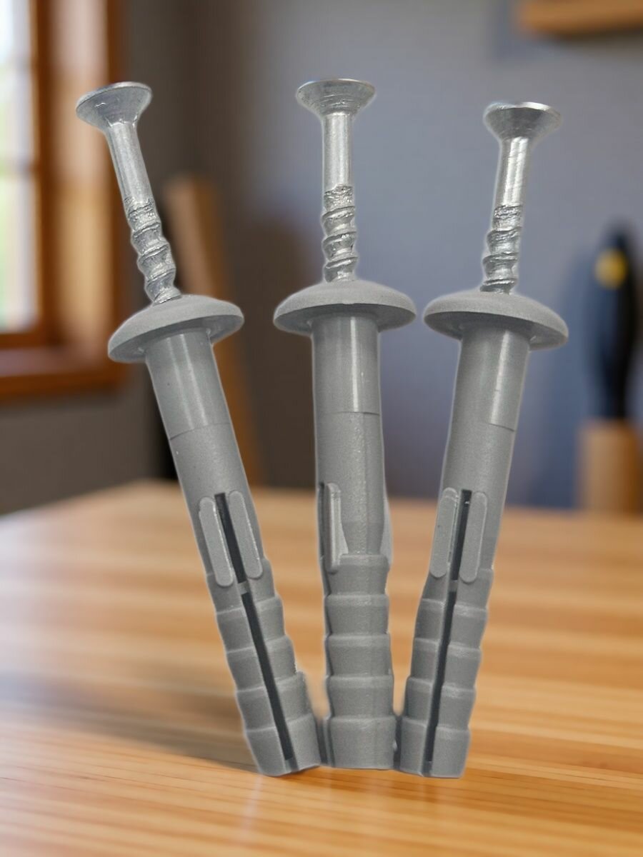 Дюбель-гвоздь SM-G 6/40 грибовидный бортик