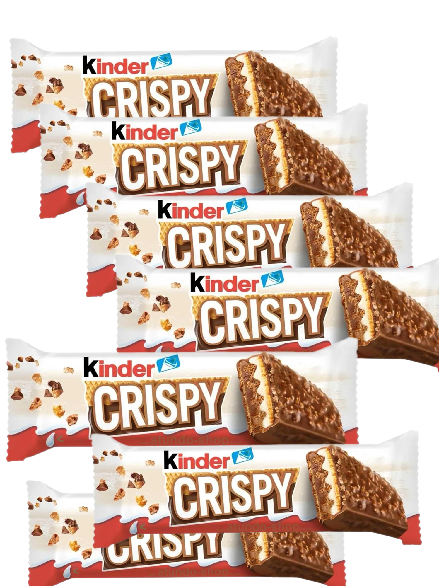 Шоколадный батончики хрустящий слой Kinder Crispy, 34 гр x 7 шт, (Германия)