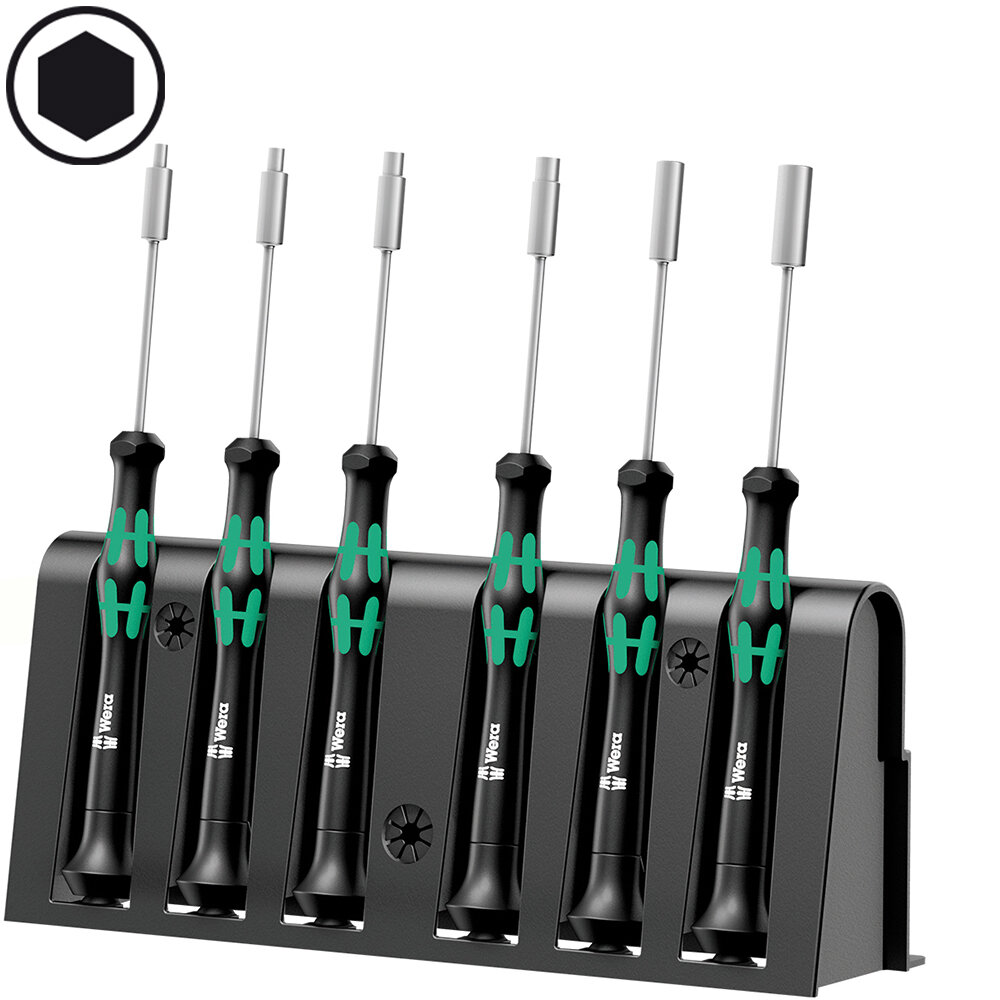 Набор отверток WERA Kraftform Micro 2069/6 для электроники 118158