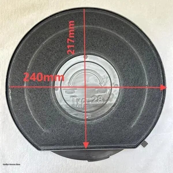 2 JET 016, TYP 28, D 240 фильтр угольный для вытяжки Jet Air, 1 шт