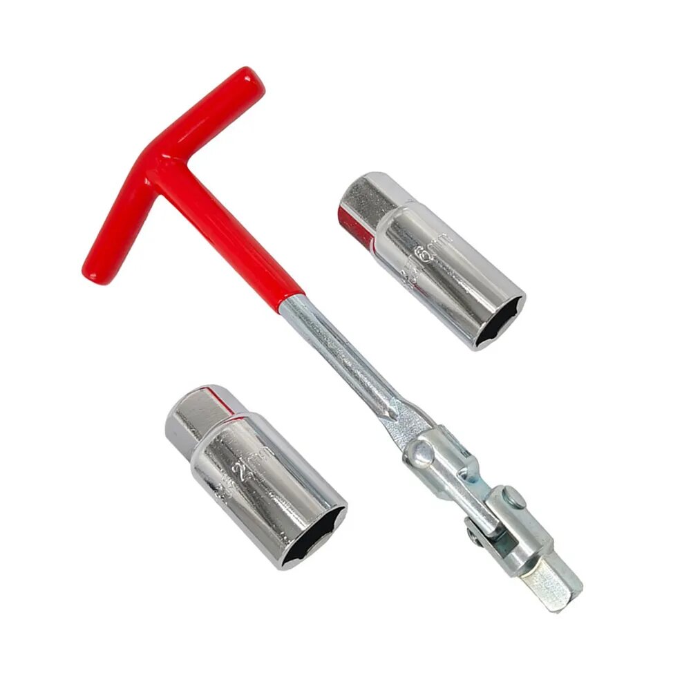 Прочный свечной ключ из углеродистой стали с антискользящей рукояткой