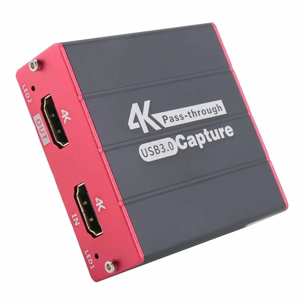 Карта Видеозахвата Mirabox USB3.0 4K HDMI, Устройство Для захвата HD-игр