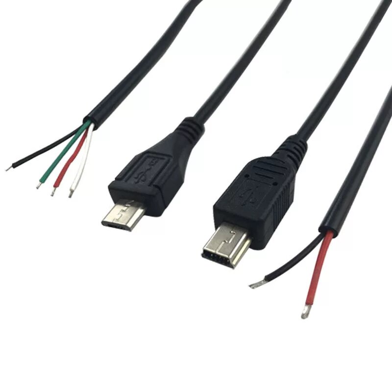 Кабель данных Micro USB мужской 4-жильный 30 см, 3 шт. для смартфонов, надежная быстрая зарядка