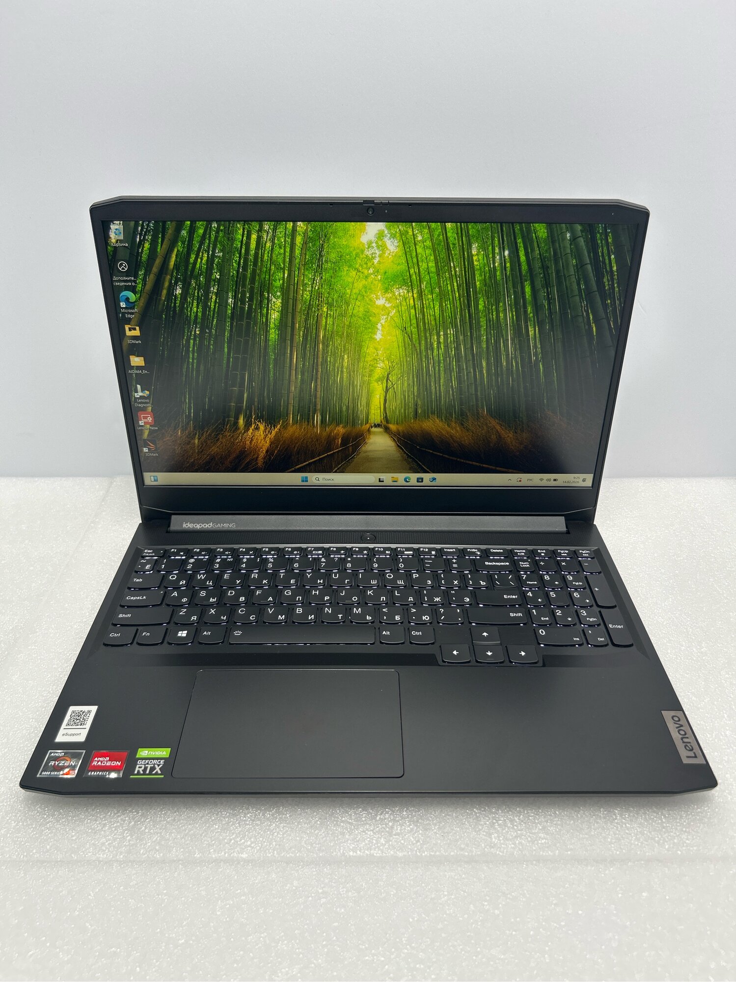 Ноутбук Lenovo IdeaPad Gaming 3 15ACH6 15.6"/AMD Ryzen 5 5600H/RAM 8GB/SSD 512GB/NVidia GeForce RTX 3050 4GB/1920*1080/IPS/DOS/Подсветка кл-ры: LED/Чёрный. Состояние: B1