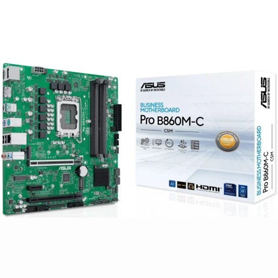 Материнская плата Asus PRO B860M-E (LGA1851, mATX)