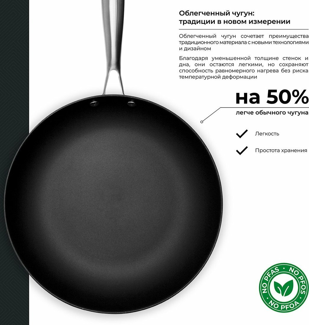 Сковорода TR-44912, 24 см