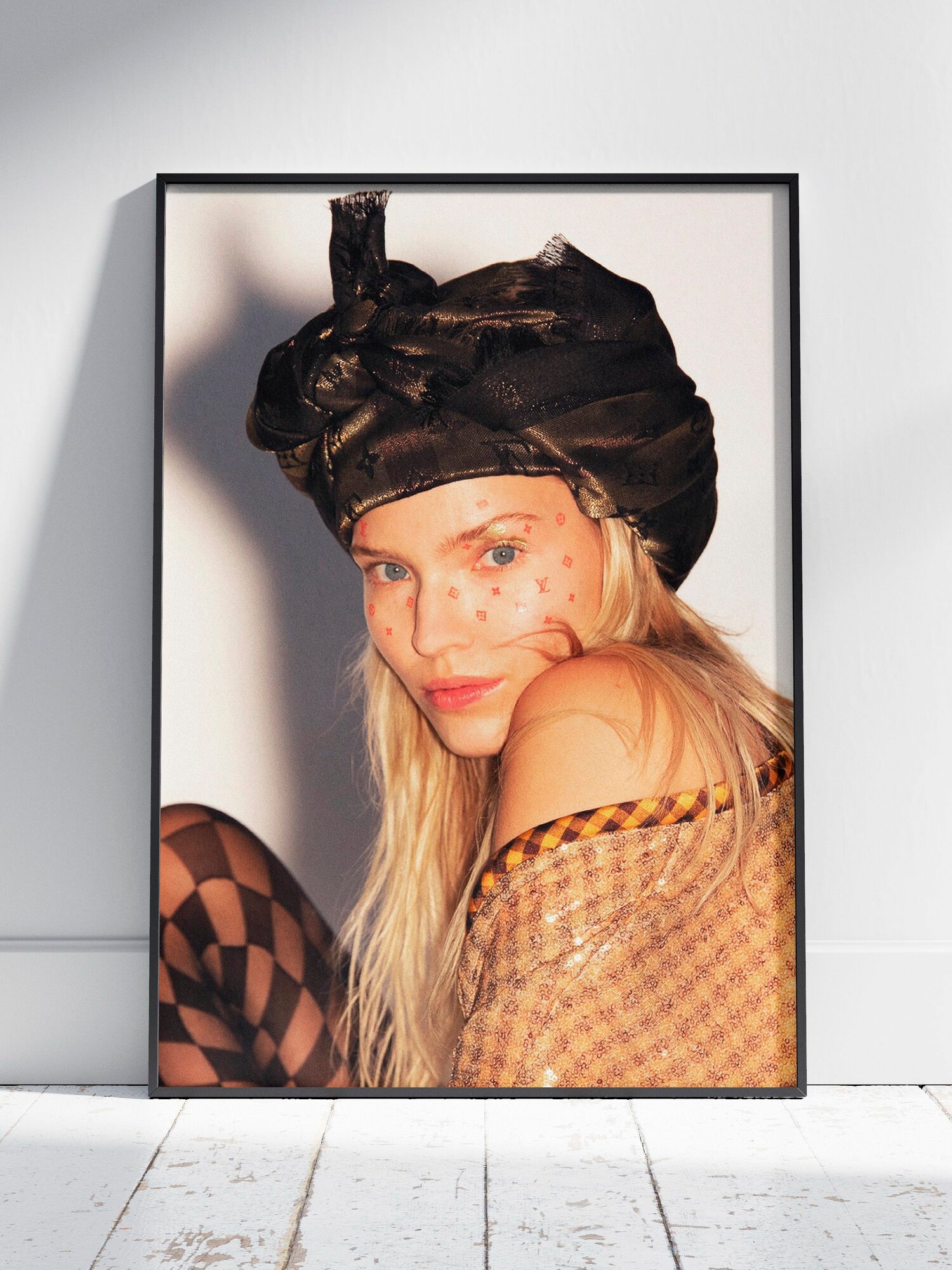 Плакат на стену для интерьера Саша Лусс (Sasha Luss 38) - Постер по модели, бренду и моде формата A4 (21x30 см)