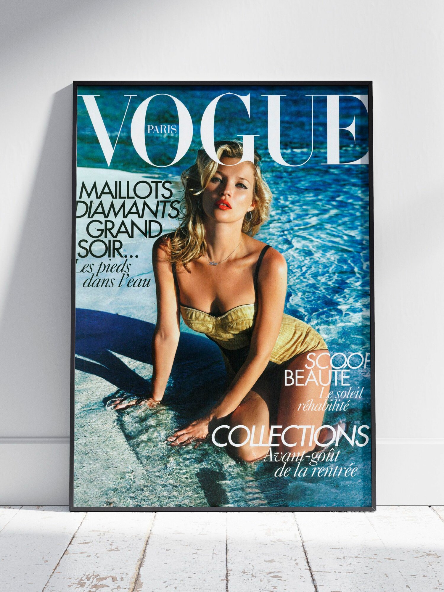 Плакат на стену для интерьера Кейт Мосс (Kate Moss 40) - Постер по модели, бренду и моде формата A4 (21x30 см)