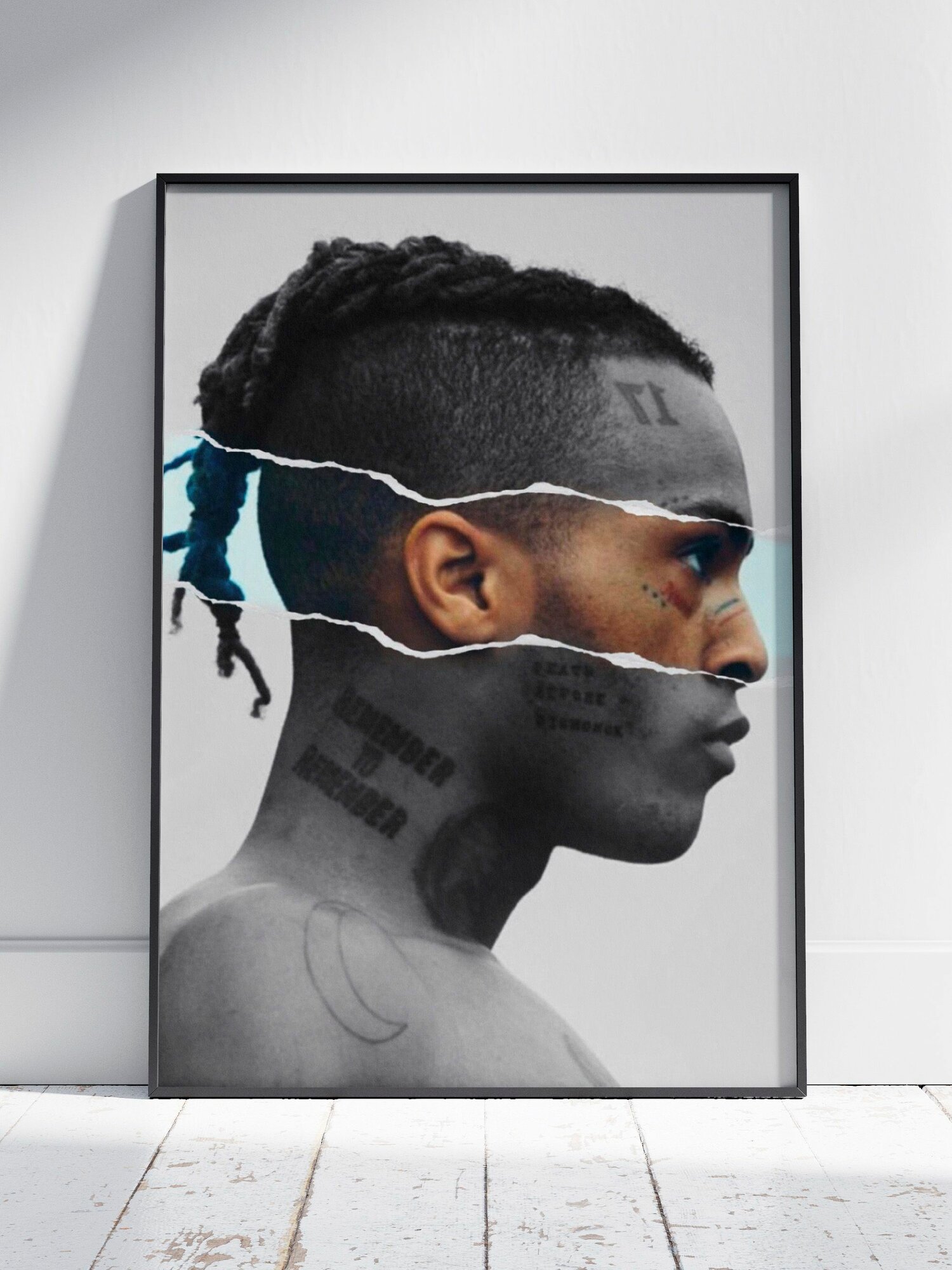 Плакат на стену для интерьера XXXTentacion (Тентасьон 24) - Постер по музыке и артисту формата A4 (21x30 см)