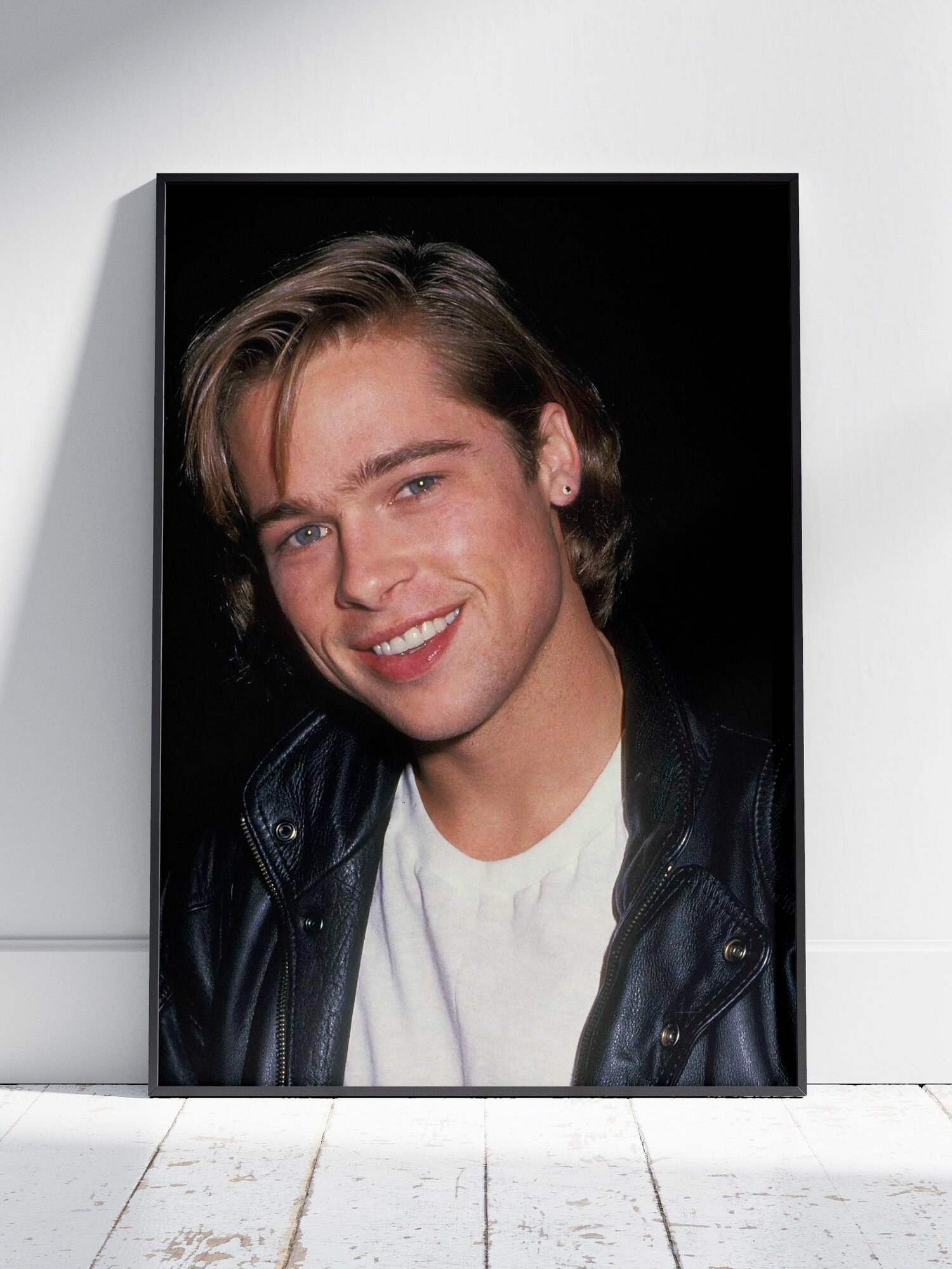 Плакат на стену для интерьера Брэд Питт (Brad Pitt 42) - Постер по актеру фильма, кино, сериала формата A4 (21x30 см)