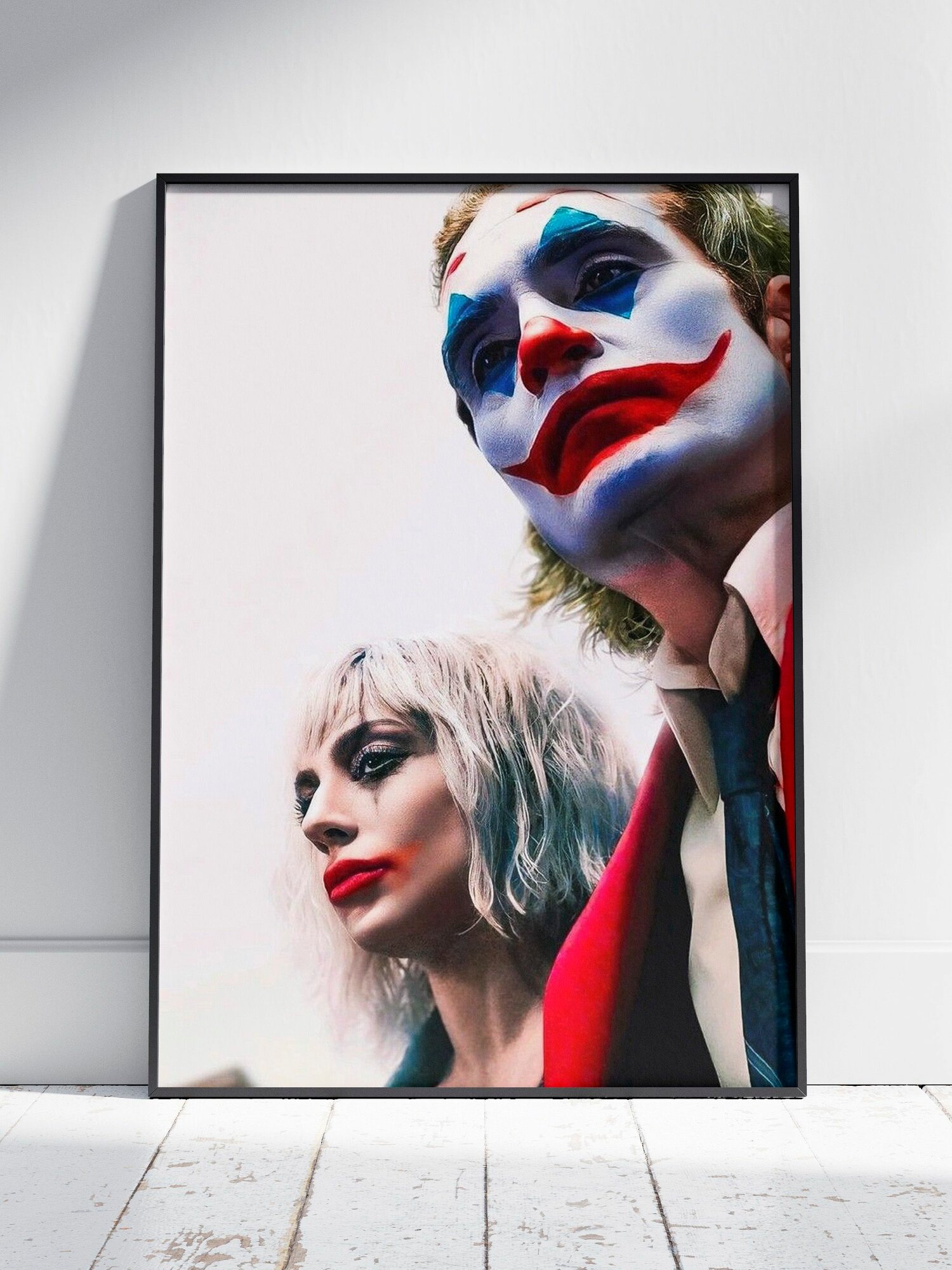 Плакат на стену для интерьера Joker 2019 (Джокер - безумие на двоих 10) - Постер по фильму и кино формата A4 (21x30 см)