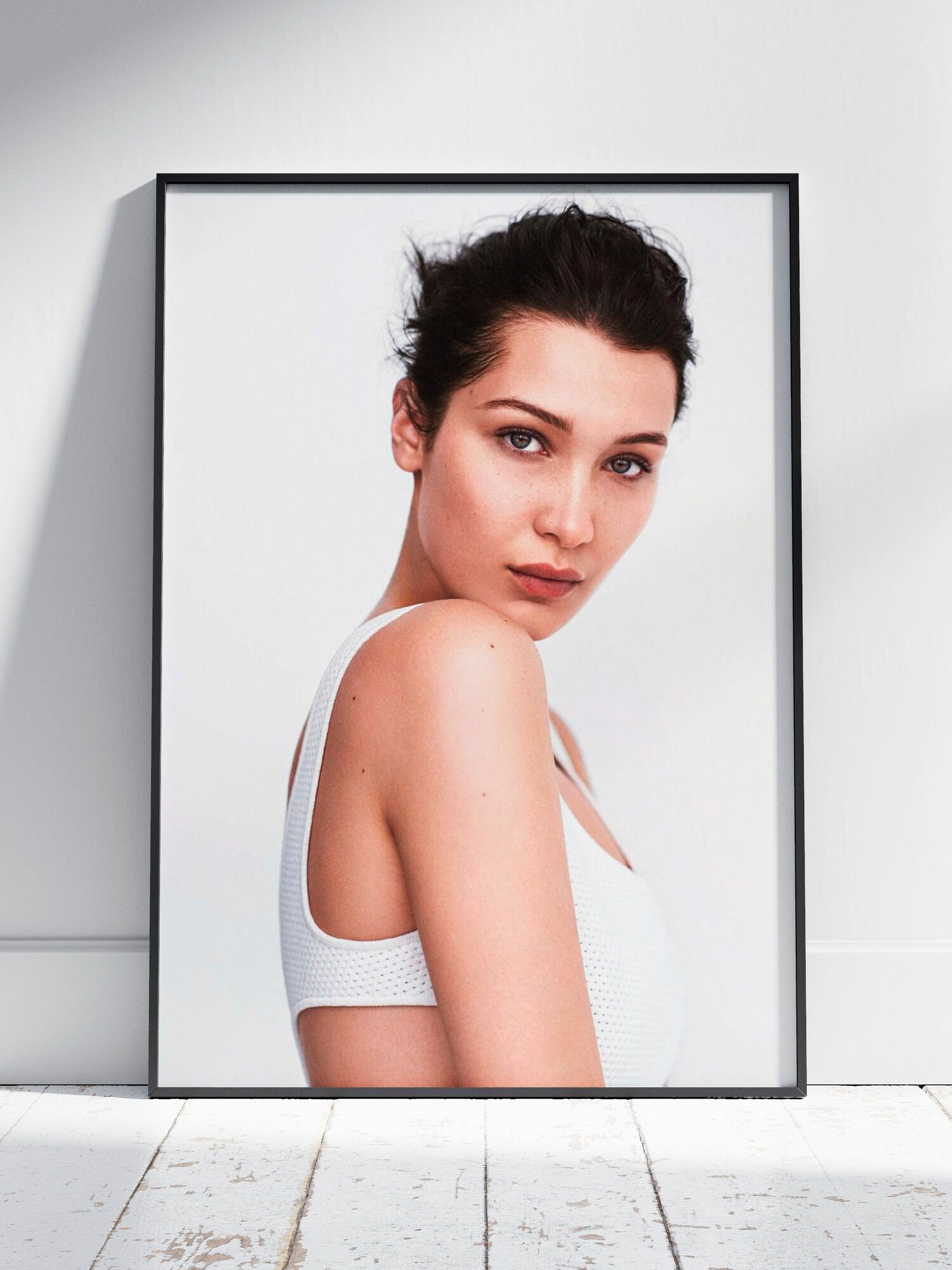 Плакат на стену для интерьера Белла Хадид (Bella Hadid 49) - Постер по модели, бренду и моде формата A4 (21x30 см)