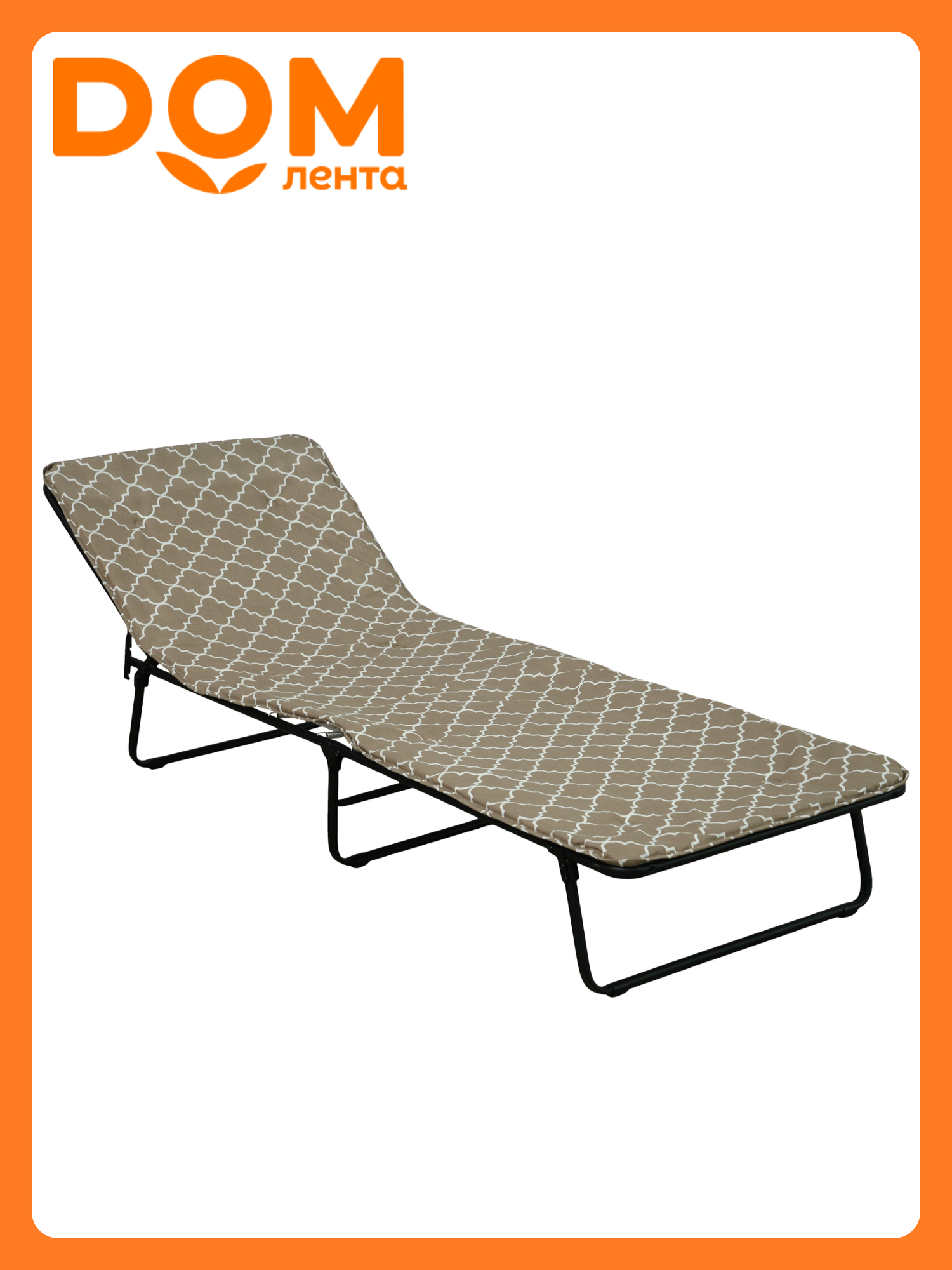 Кровать Olsa "Стефания", с матрасом, 192x65x25 см, максимальная нагрузка 120 кг