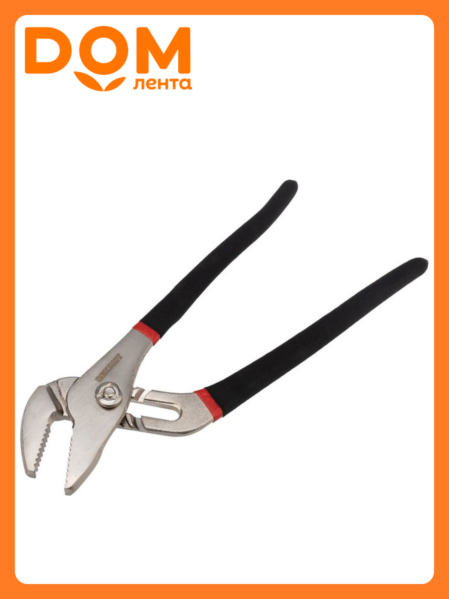 Клещи переставные REXANT 12-4635, хромованадиевая сталь, никелированное покрытие, 250 мм