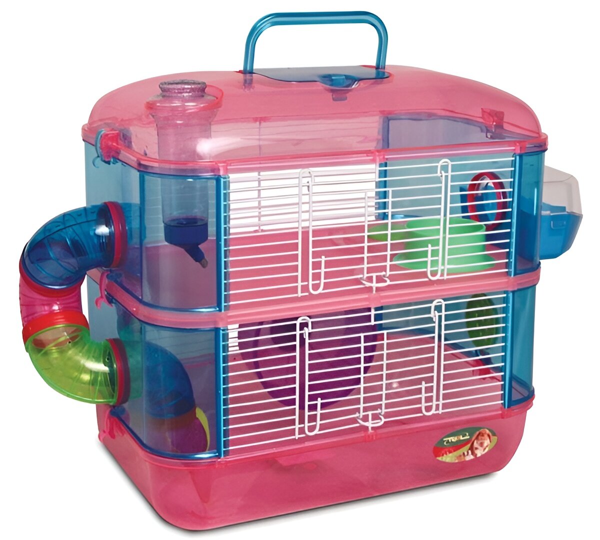 Клетка для грызунов Triol 31002 A, 40x26x40 см, белая решетка, с аксессуарами