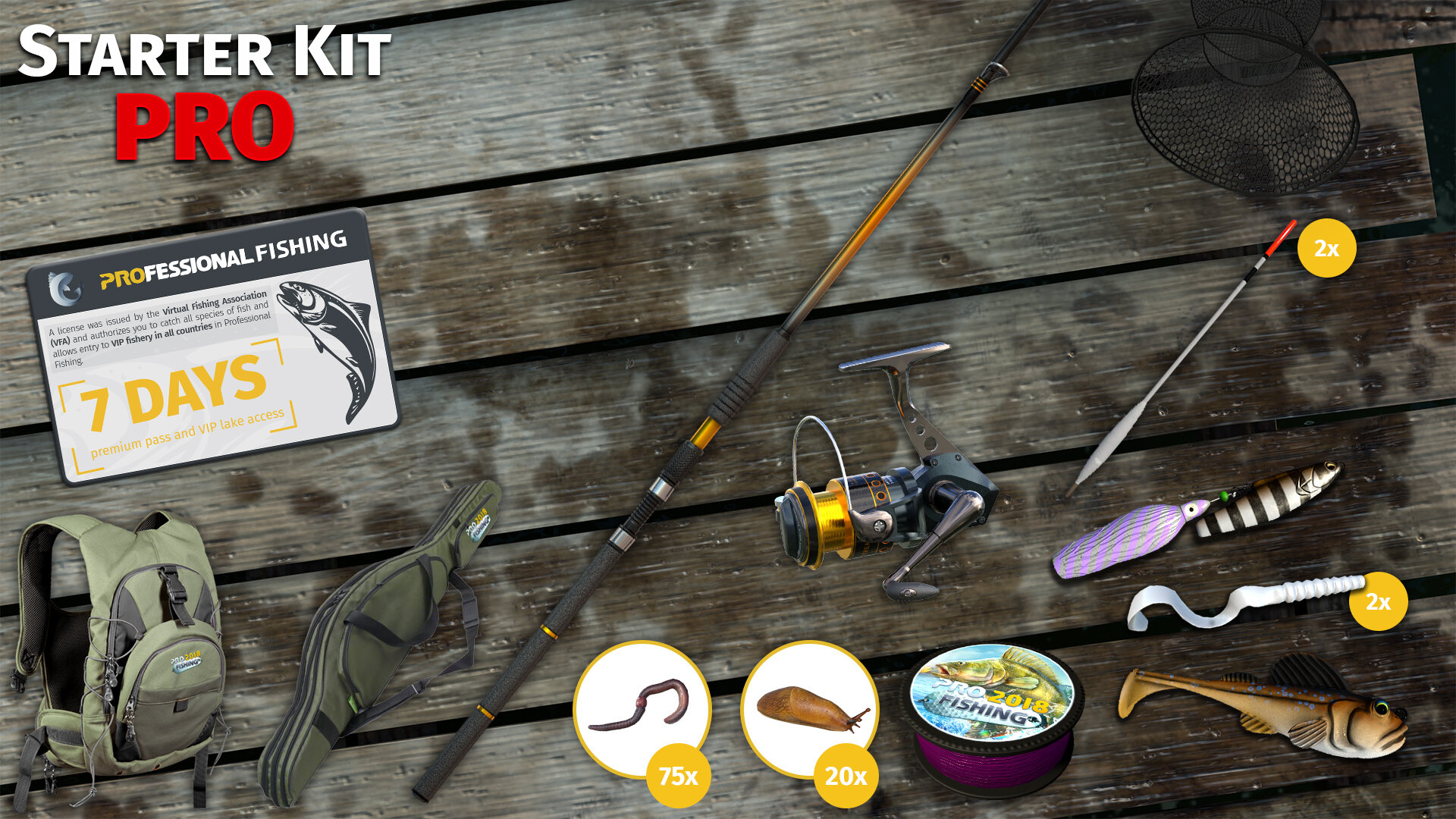Professional Fishing - Starter Kit Pro DLC Steam Ключ • Активация Steam