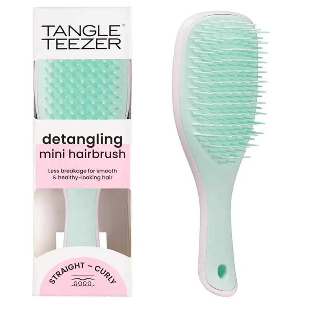 TANGLE TEEZER Расческа для прямых и волнистых волос Mini Marshmallow Duo