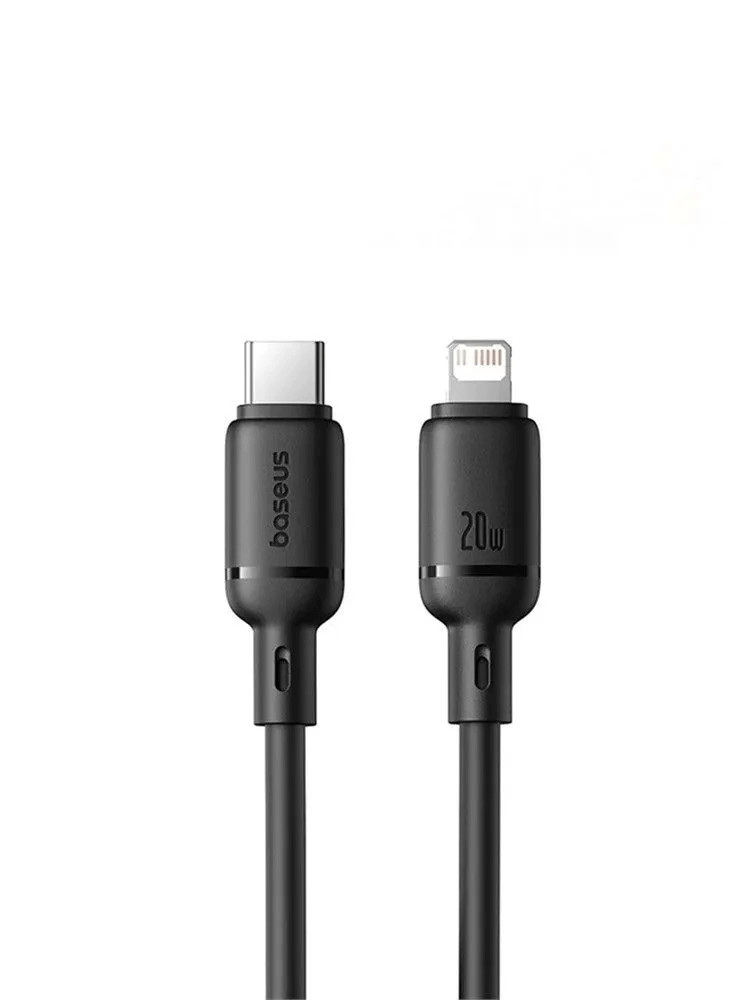 Кабель Baseus Silky Series Fast Charging Cable Type-C to iP 20W 2m черный P10377700113-01