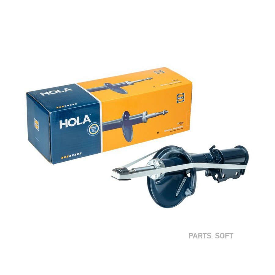 Стойка амортизаторная (G Ride лев. перед.) KIA Spectra (RUS IzhAuto) 05-11 Shuma II 01-04 от официального дистрибьютора, HOLA, артикул SH21053G