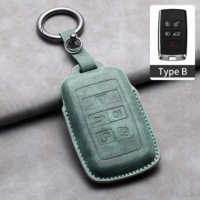 Кожаный чехол для ключа Land Rover Jaguar B4