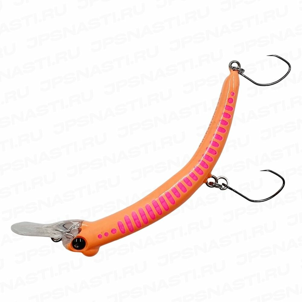 Японский воблер на форель Mukai Backstroke 55S, 3.5 г, #BGL7 Skin Pink (Bug-ling) / Форелевые приманки / Лучший воблер банан