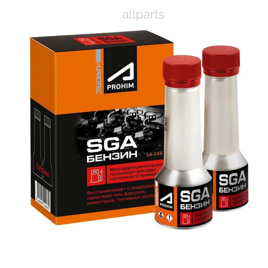 SUPROTEC 122875 моющая присадка В бензин SGA (СГА), 2 50 МЛ.