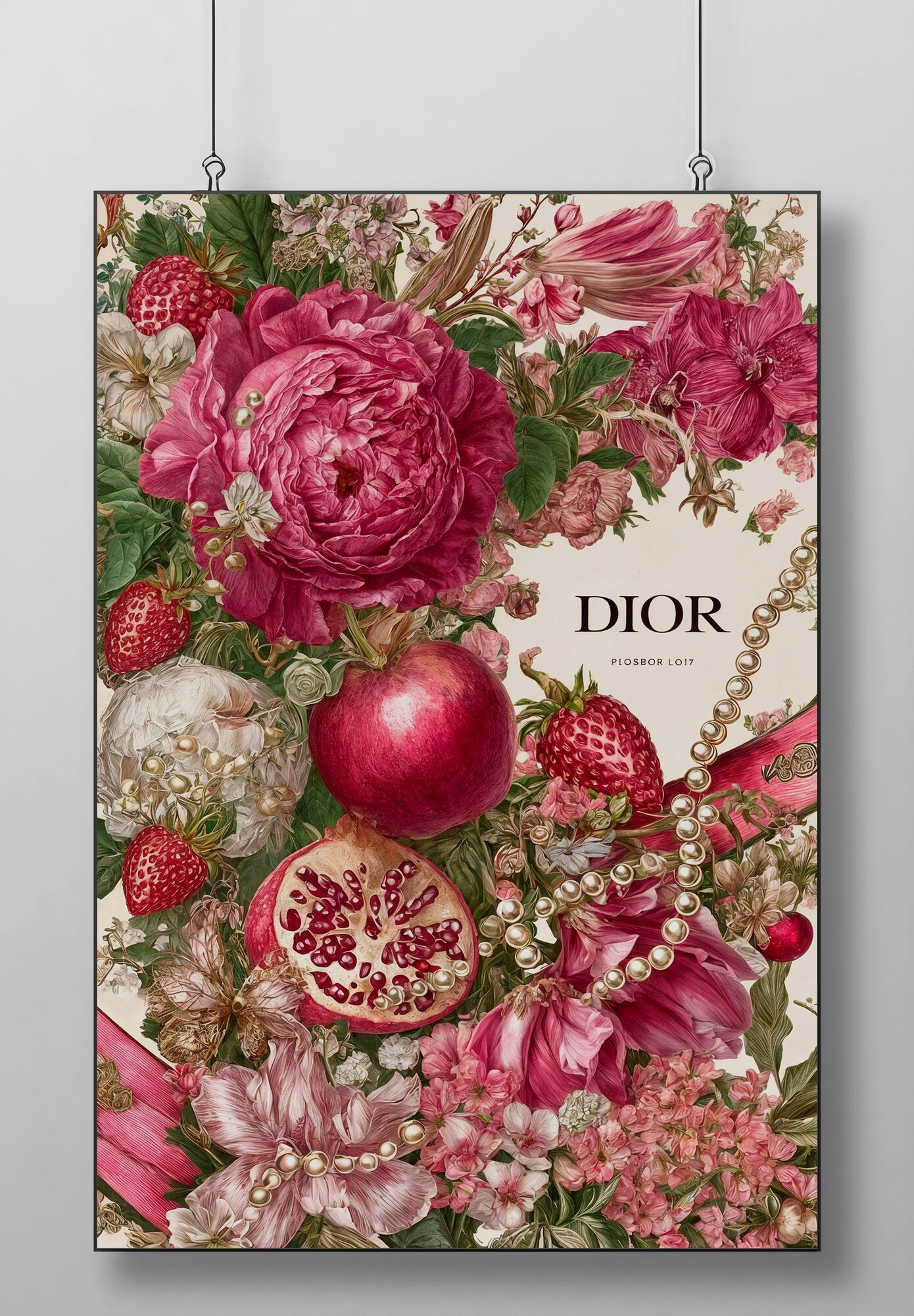 Постер / Плакат На Стену Интерьерный Диор (Dior)