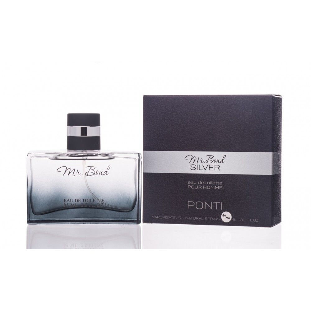 Понти парфюм Туалетная вода мужская Mr.Bond Silver men 85 мл edt