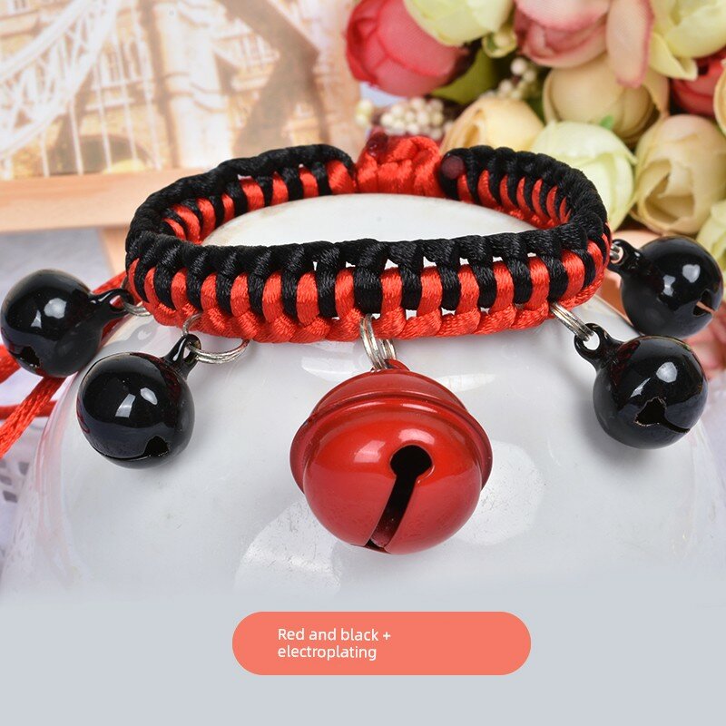 Плетеный ошейник-колокольчик для собак (Тедди, Пудель, Шнауцер), ошейник-подвеска для маленьких собак, аксессуары для