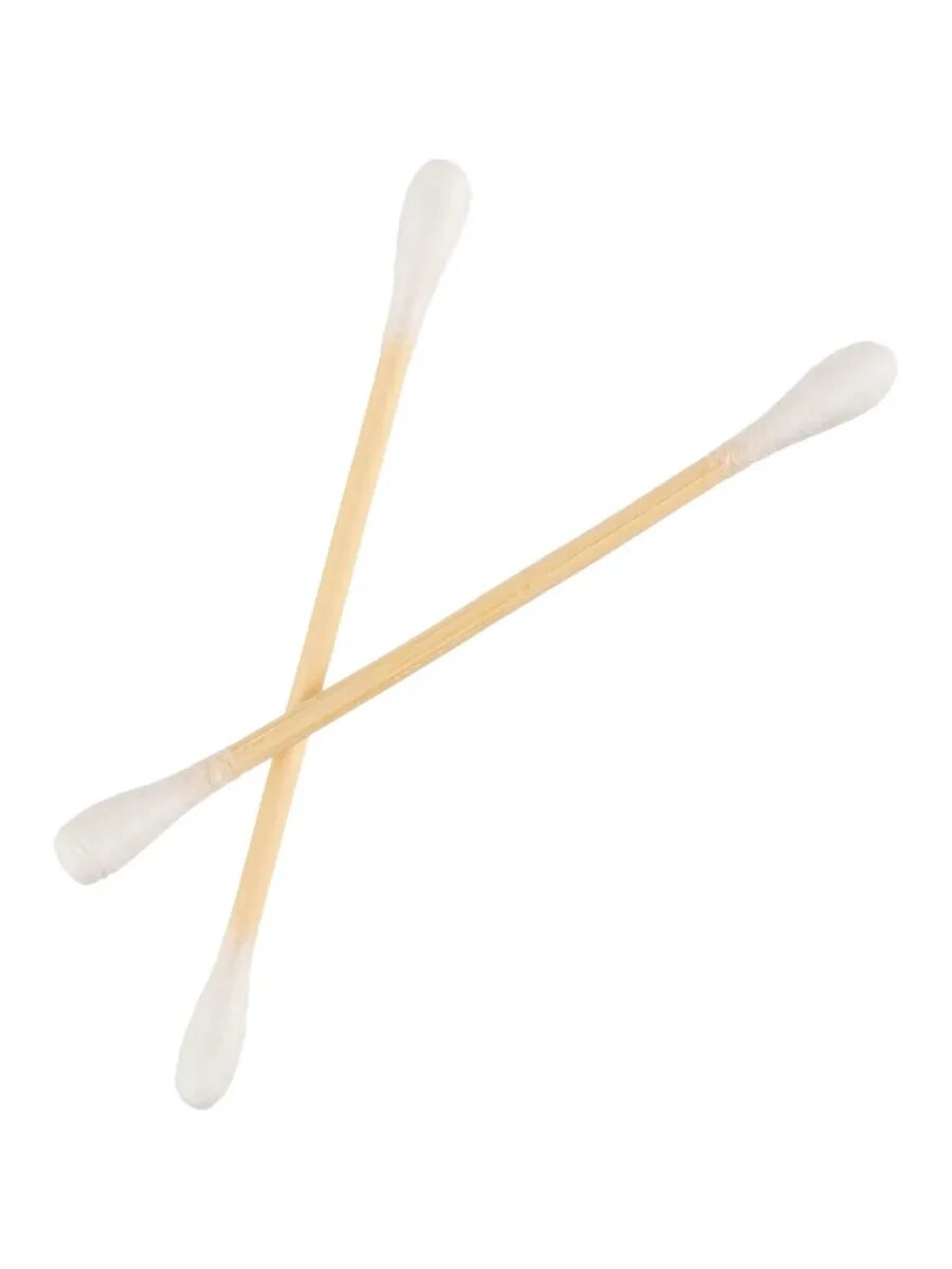 Экологичные ватные палочки из бамбука, 200 шт.