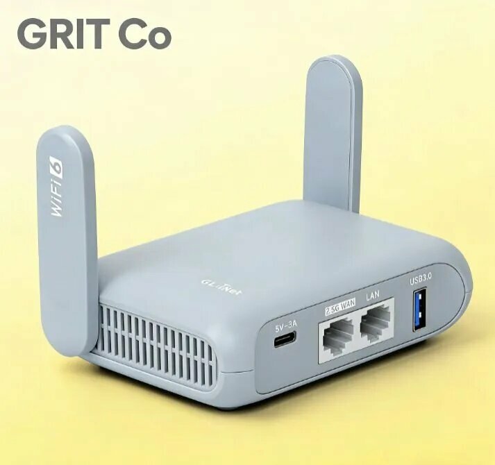 Портативный дорожный маршрутизатор GL.iNet GL-MT3000 (Beluga AX), карманный беспроводной маршрутизатор Wi-Fi 6 2.5G (Китайская версия )