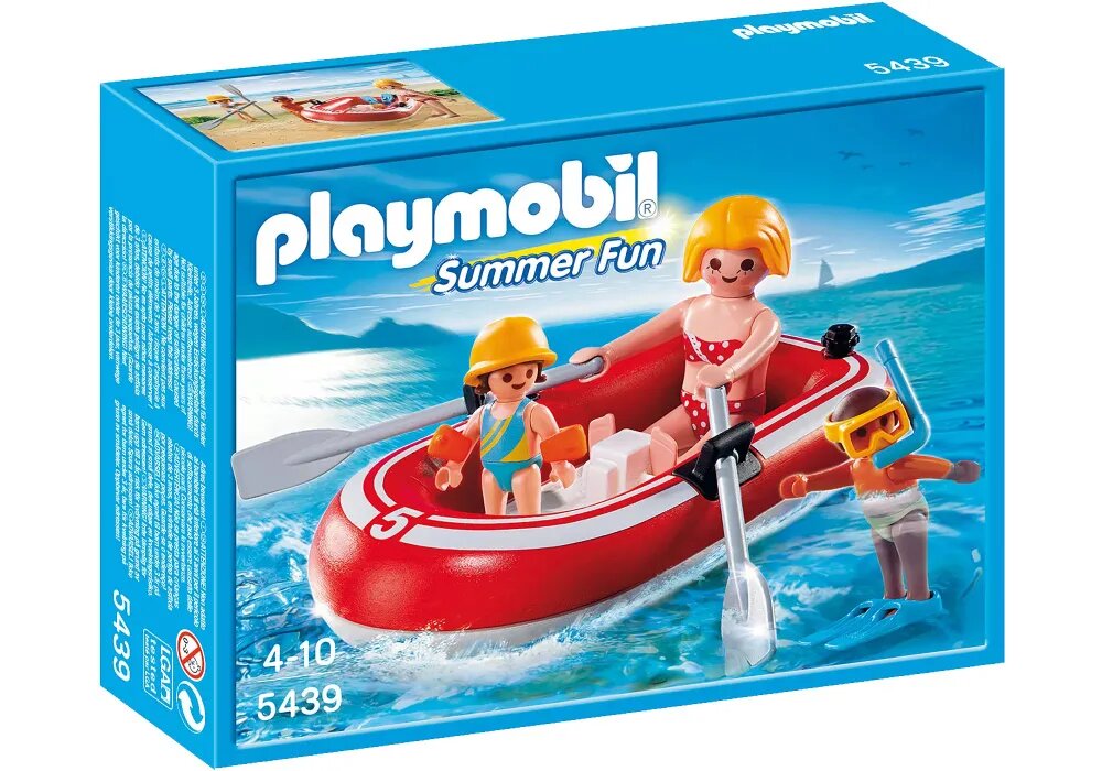 Playmobil-Мир Моби: Отдыхающие на резиновых лодках-5439