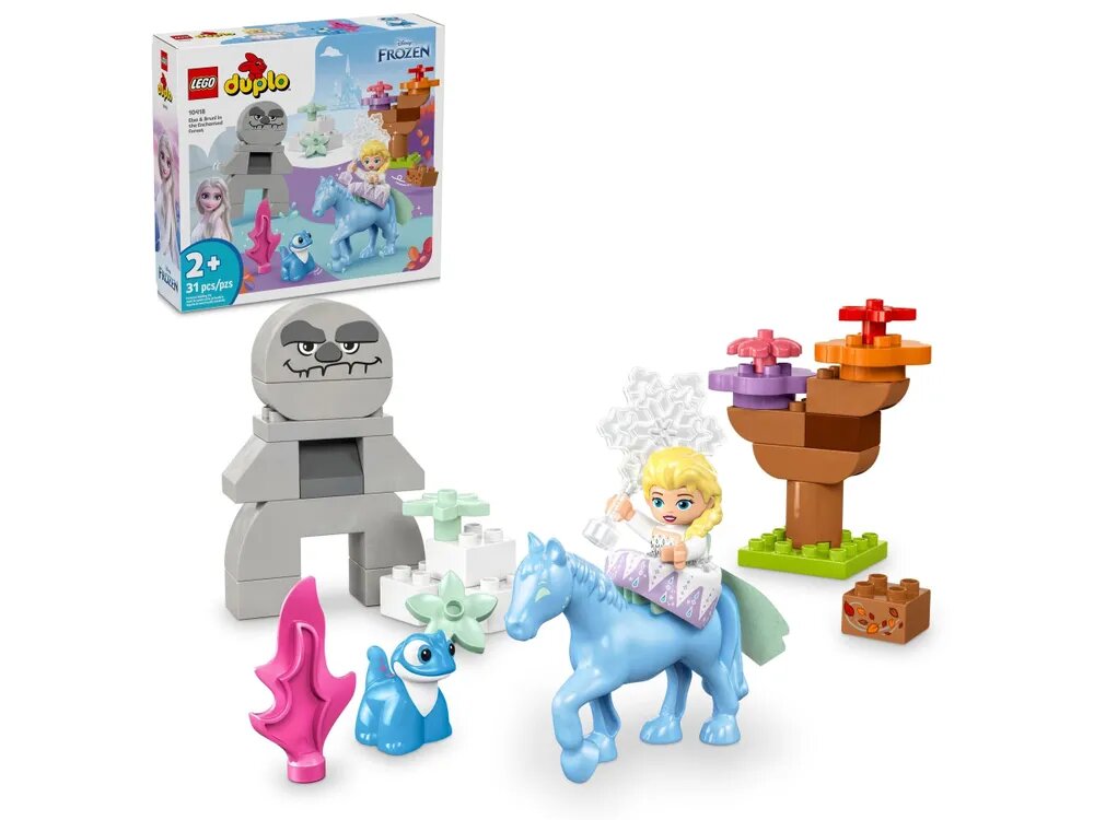 Лего Disney серия, LEGO 10418 Эльза Бруни в Зачарованном лесу, lego конструктор для мальчика, лего для девочек