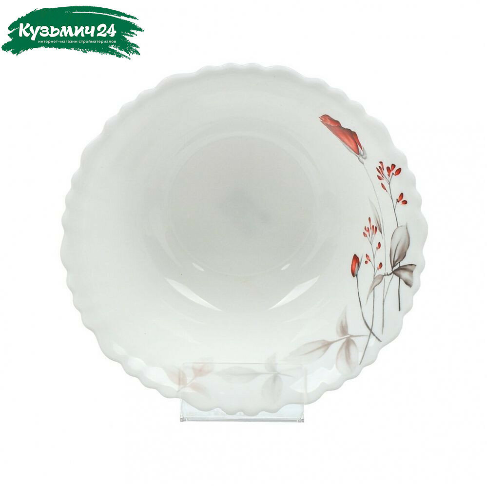 Салатник Daniks Вероника LHW70/220303 стеклокерамика, 6.5х18 см, 0.8 л