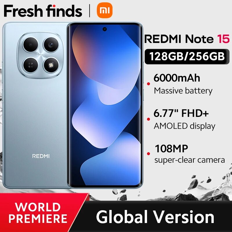 Смартфон Xiaomi Redmi Note 15, 8/256ГБ, global — фото 1