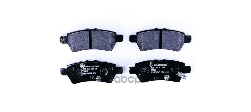 Колодки тормозные дисковые NISSAN NAVARA (D40) HELLA арт. 8db355012-081
