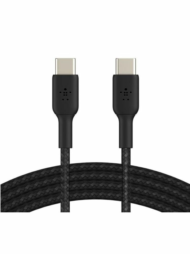 Кабель Belkin BoostCharge 60W PD Braided USB-C To USB-C 2.0 Cable Cable. Длина: 1м. Цвет: черный