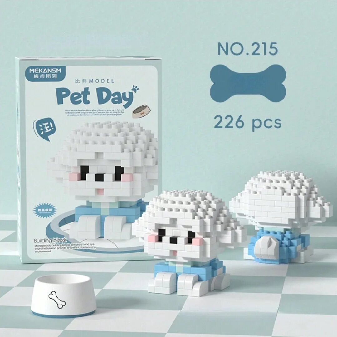 Конструктор Mekans Pet Day, 226 деталей, K215