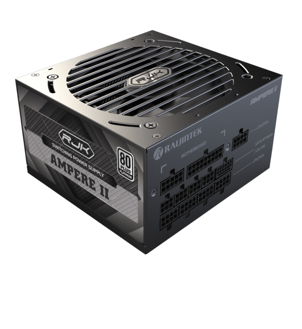 Блок питания Raijintek AMPERE II 850, ATX, 850W, 80+ Platinum, черный