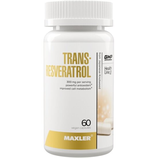 БАД Maxler Trans-Resveratrol 60 капс.