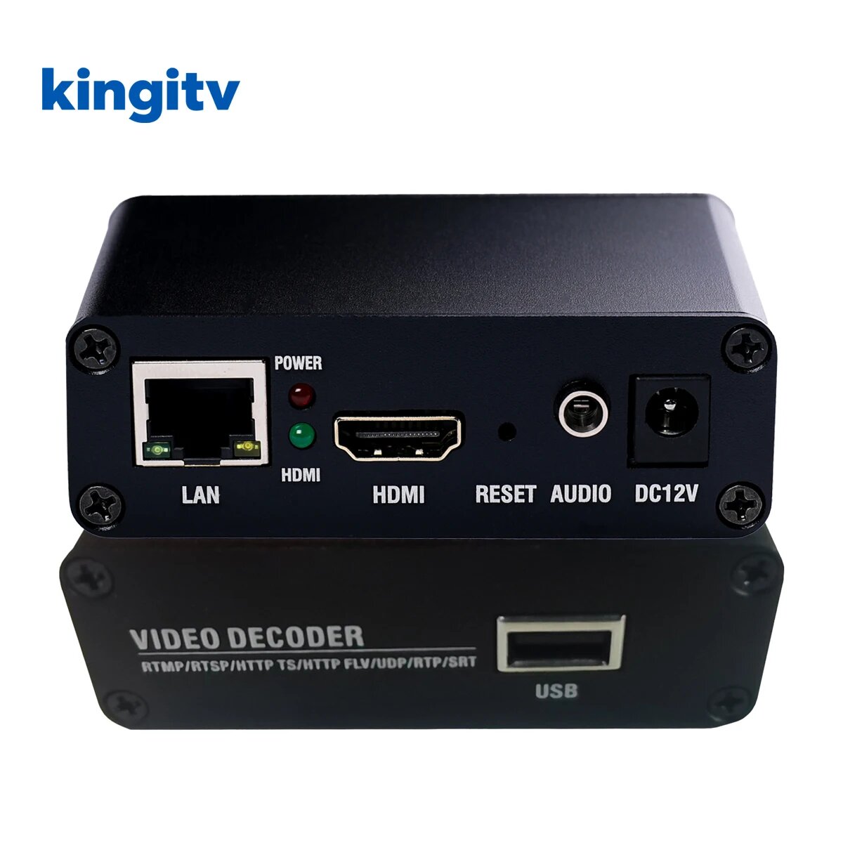 KINGITV Видеодекодер RTMP RTSP HD 1080P USB плеер — фото 1