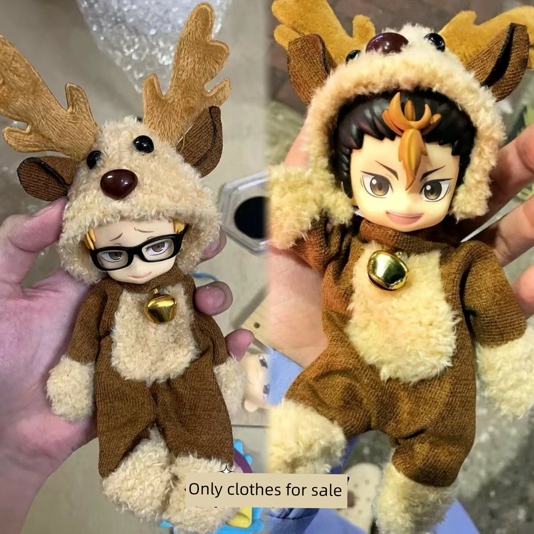 Регулируемый комплект одежды для куклы BJD 8/12 дюймов, платье для Чаггинтон Кандин Сюгара с аксессуарами, подходит для