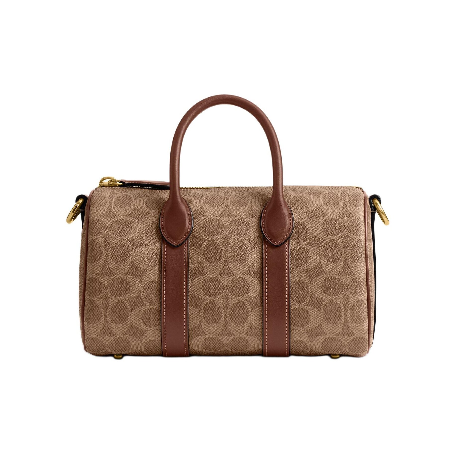 Сумка Coach, коричнево-желтый — фото 1