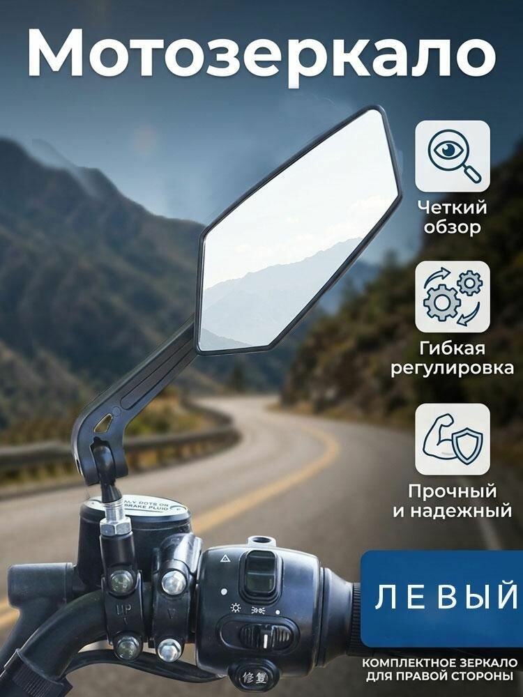 Зеркало заднего вида для горного велосипеда