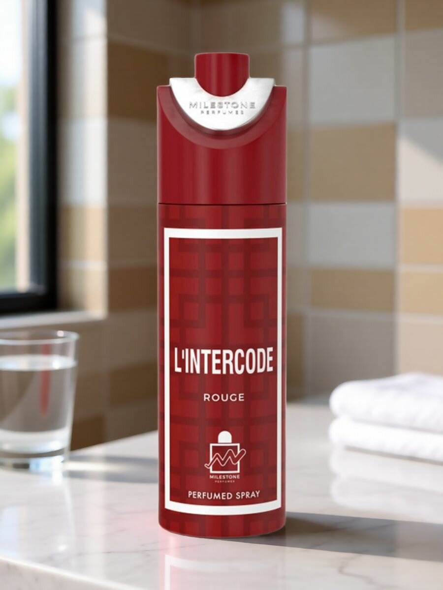 Парфюмированный дезодорант женский Milestone L'INTERCODE ROUGE 200мл