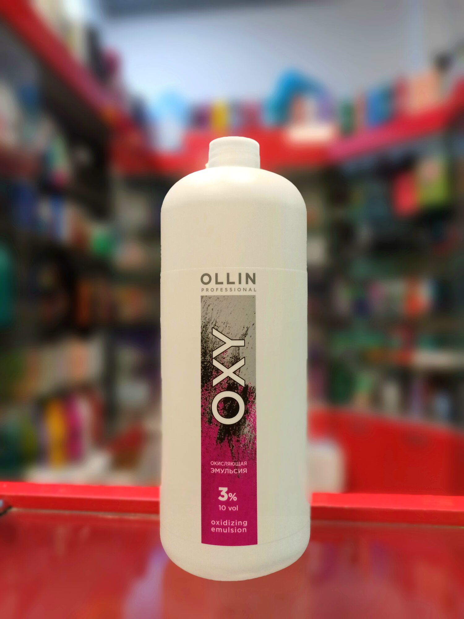 Окисляющая эмульсия 3% 10vol окислитель оксигент OLLIN Color OXY, 1000мл