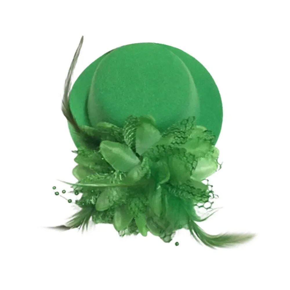 Детские шляпки-фасцинаторы 13 см Зеленый, Green