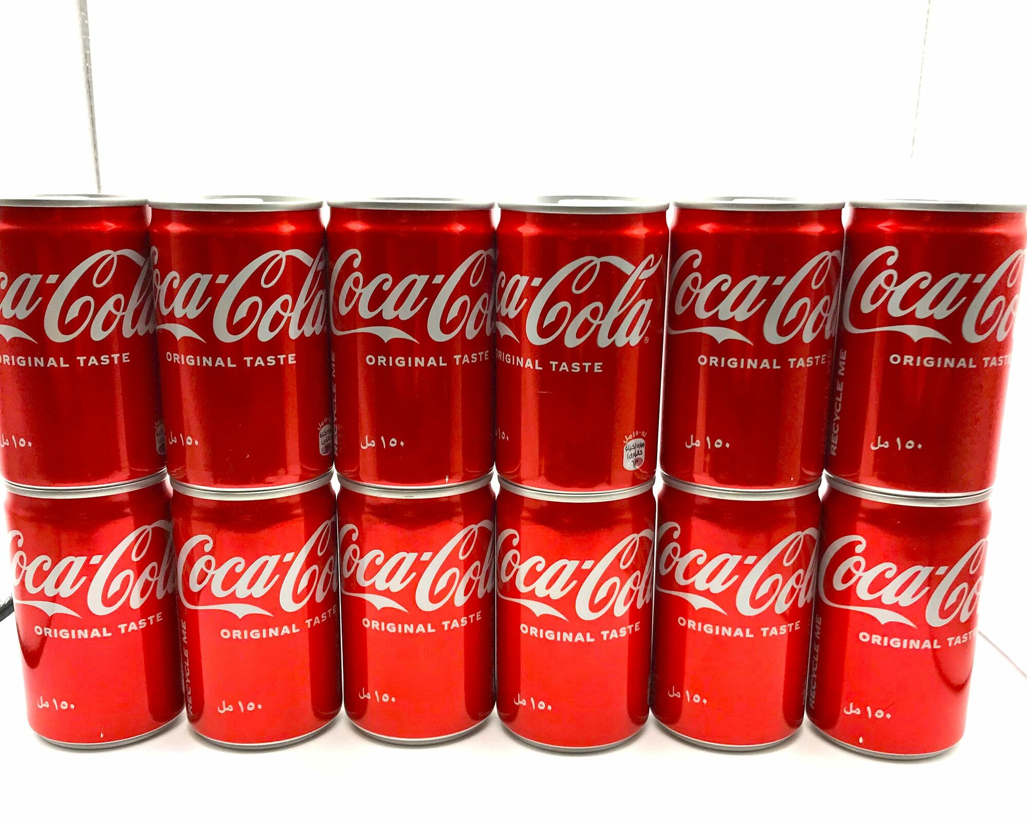 Газированный напиток Coca Cola 0.15л. Х 12шт, мини, страна Ирак, ж/б
