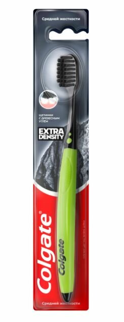 Colgate Зубная щетка Extra Density, средней жесткости