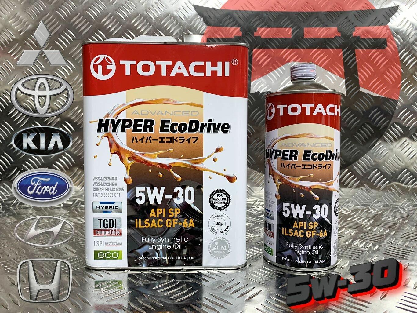 Масло моторное TOTACHI HYPER Ecodrive Fully Synthetic SP/GF-6A 5W-30 5 L